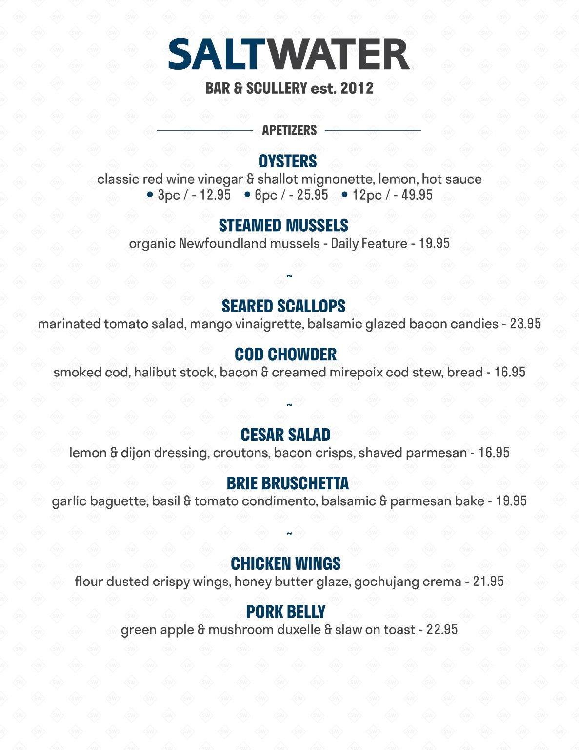 Saltwater Restaurant